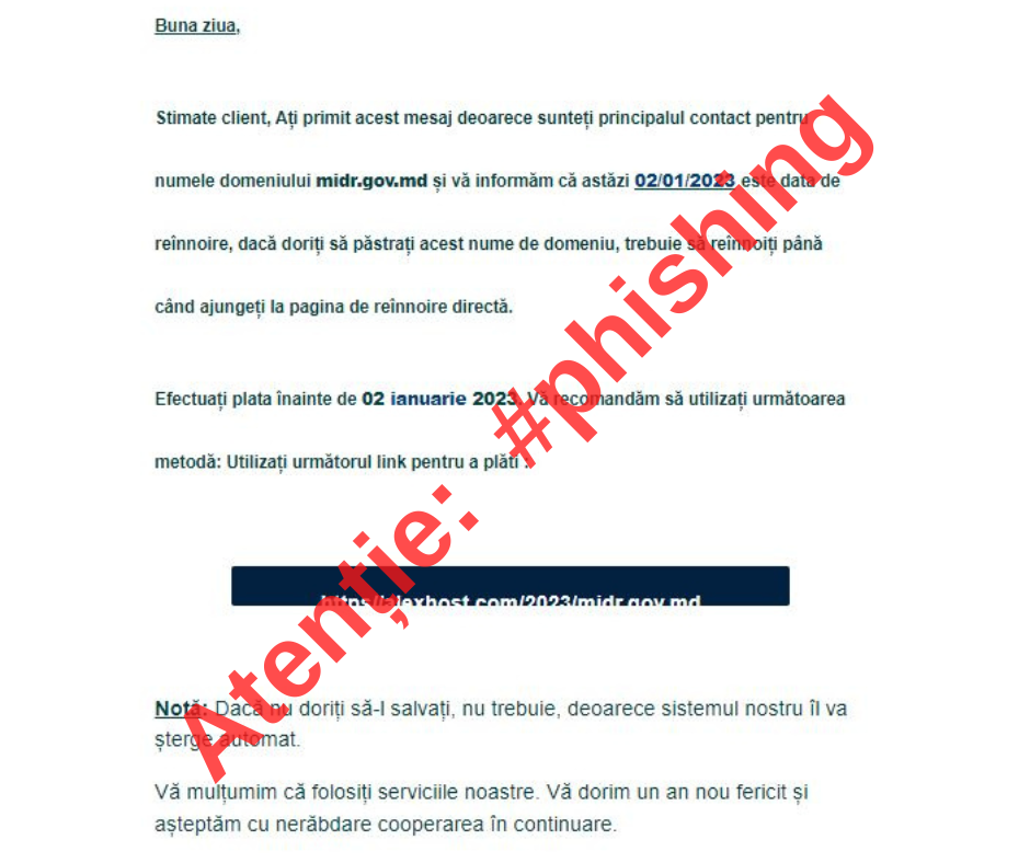 STISC: ATENȚIE - continuă valul atacurilor cibernetice de tip scam și ...